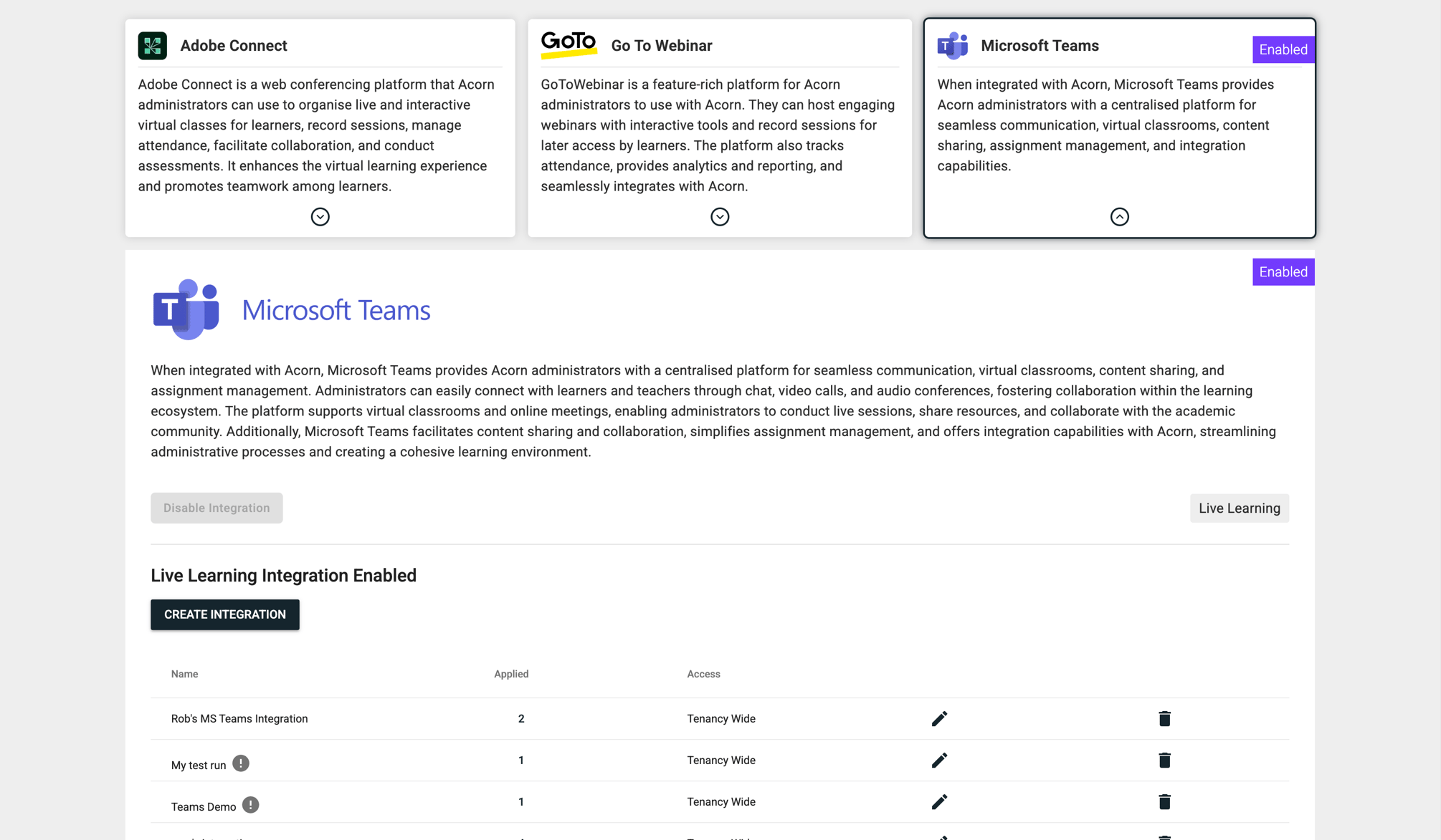 How to Create a Live Learning Integration with Microsoft Teams